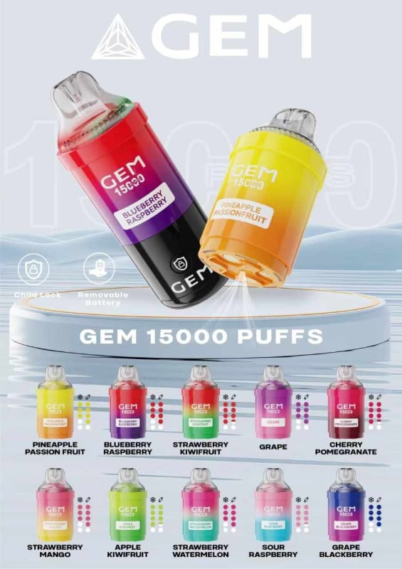 GEM 15000 PUFFS PODS – Best Vape Shop Nz